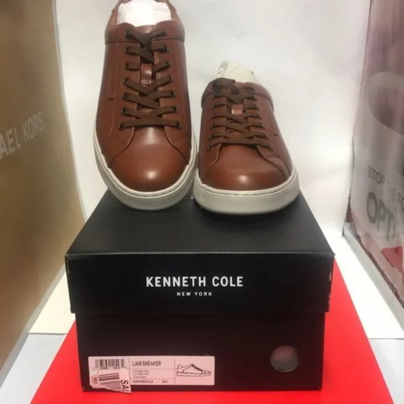 Kenneth Cole | Shoes | Bnwt Kenneth Cole Liam Sneaker Cognac Assorted ...